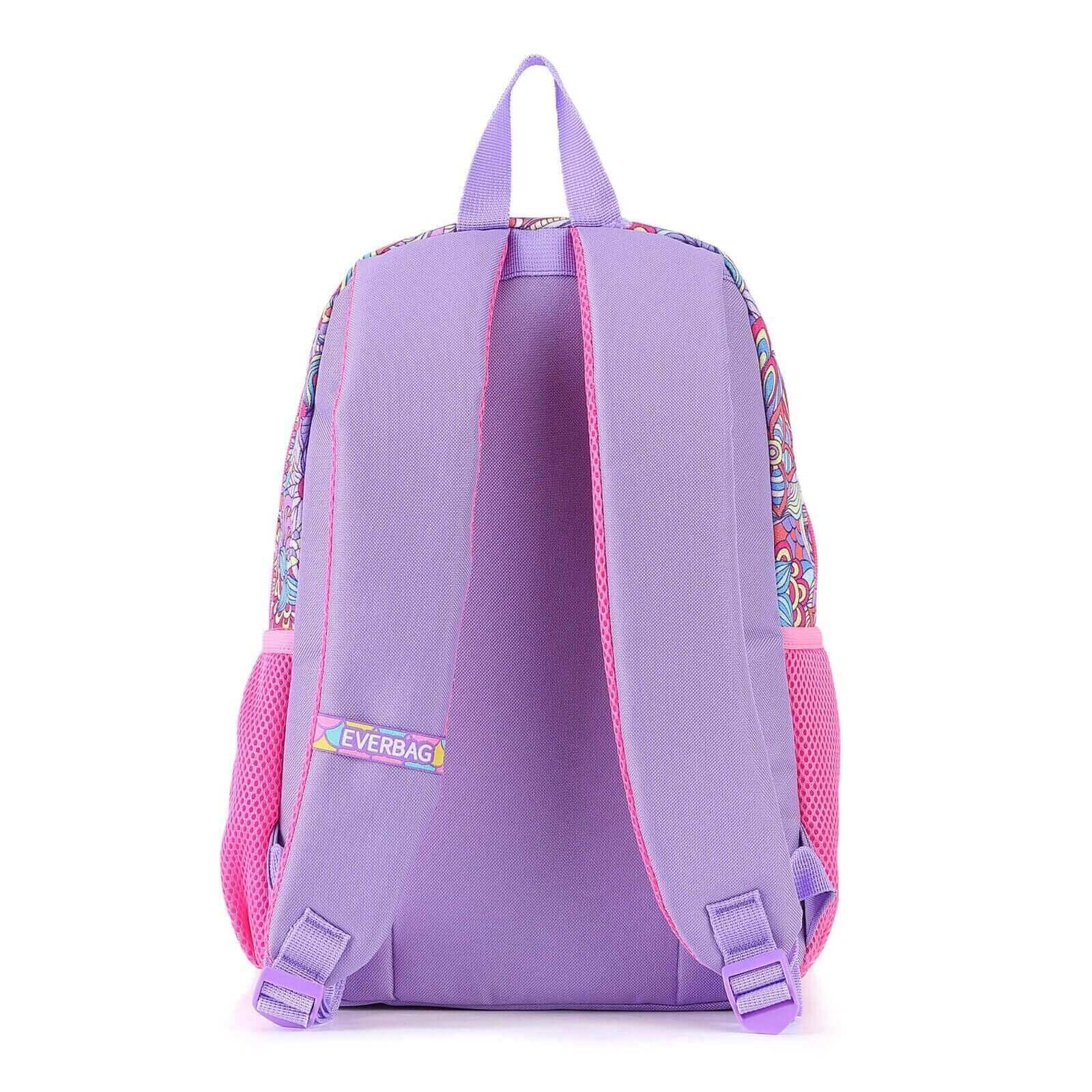 Girls 3D Butterfly Glitter Backpack for Kids - Purple